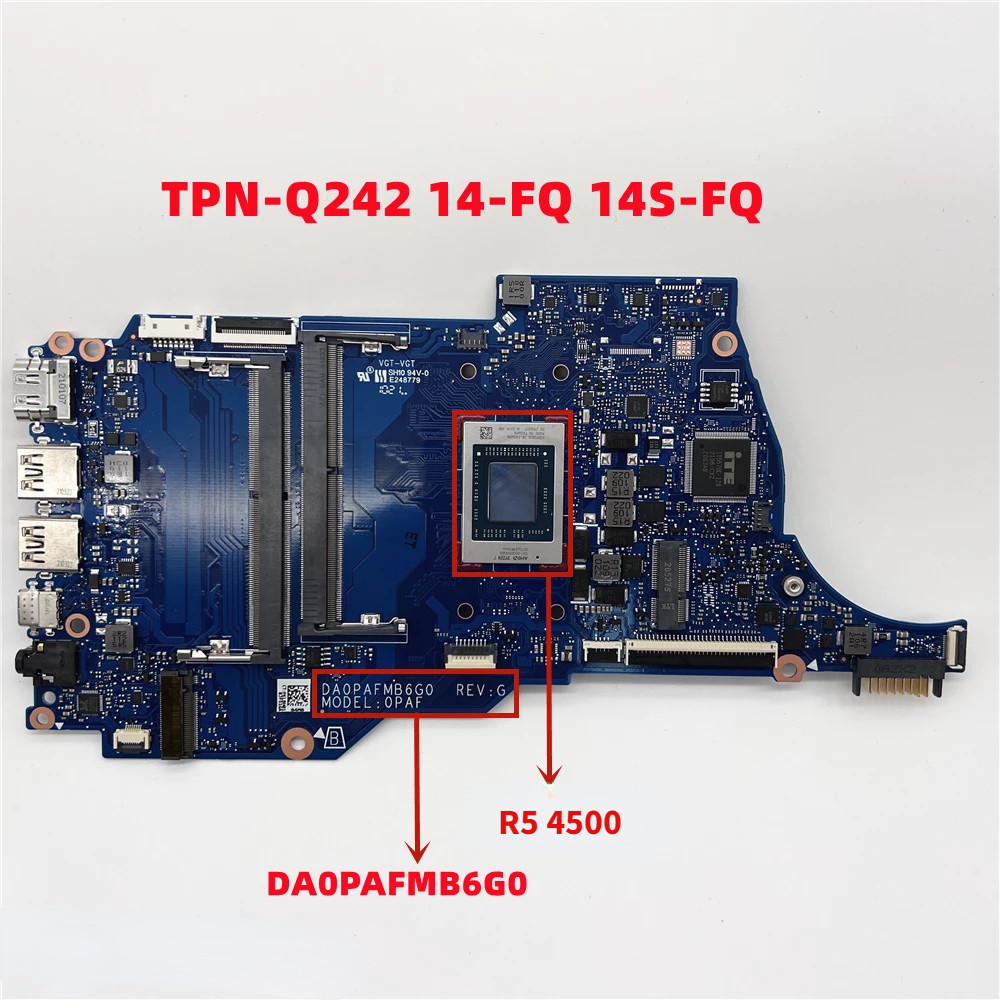 For HP TPN-Q242 14-FQ 14S-FQ 14S-FR with RYZEN 5 4500U DA0PAFMB6G0 ...