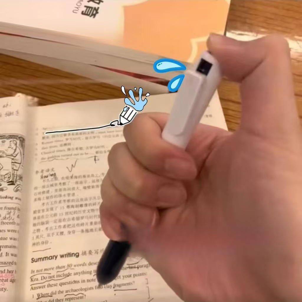 Creative Spray Water Pen Spray Writing Dual-use Pens Student Funny ...