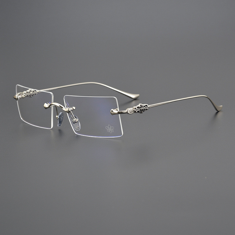 Chrome Hearts Punk Rimless Glasses Frame Men's and Women's New ...