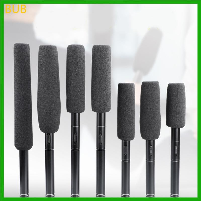 BUB Higher Density Black Sponge Foam Interview Microphone Windscreen ...