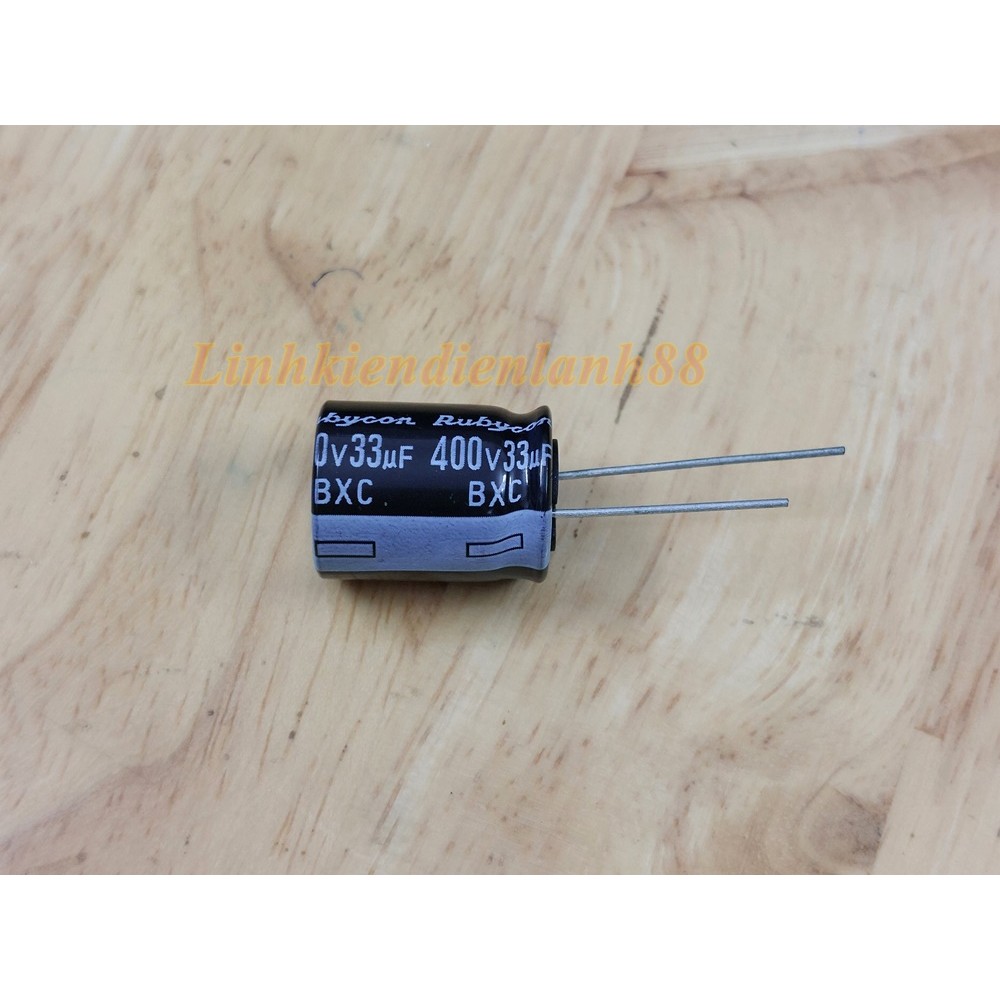 Capacitor 33UF 400V 16x20mm Brand New Genuine Bubycon! | Shopee Malaysia