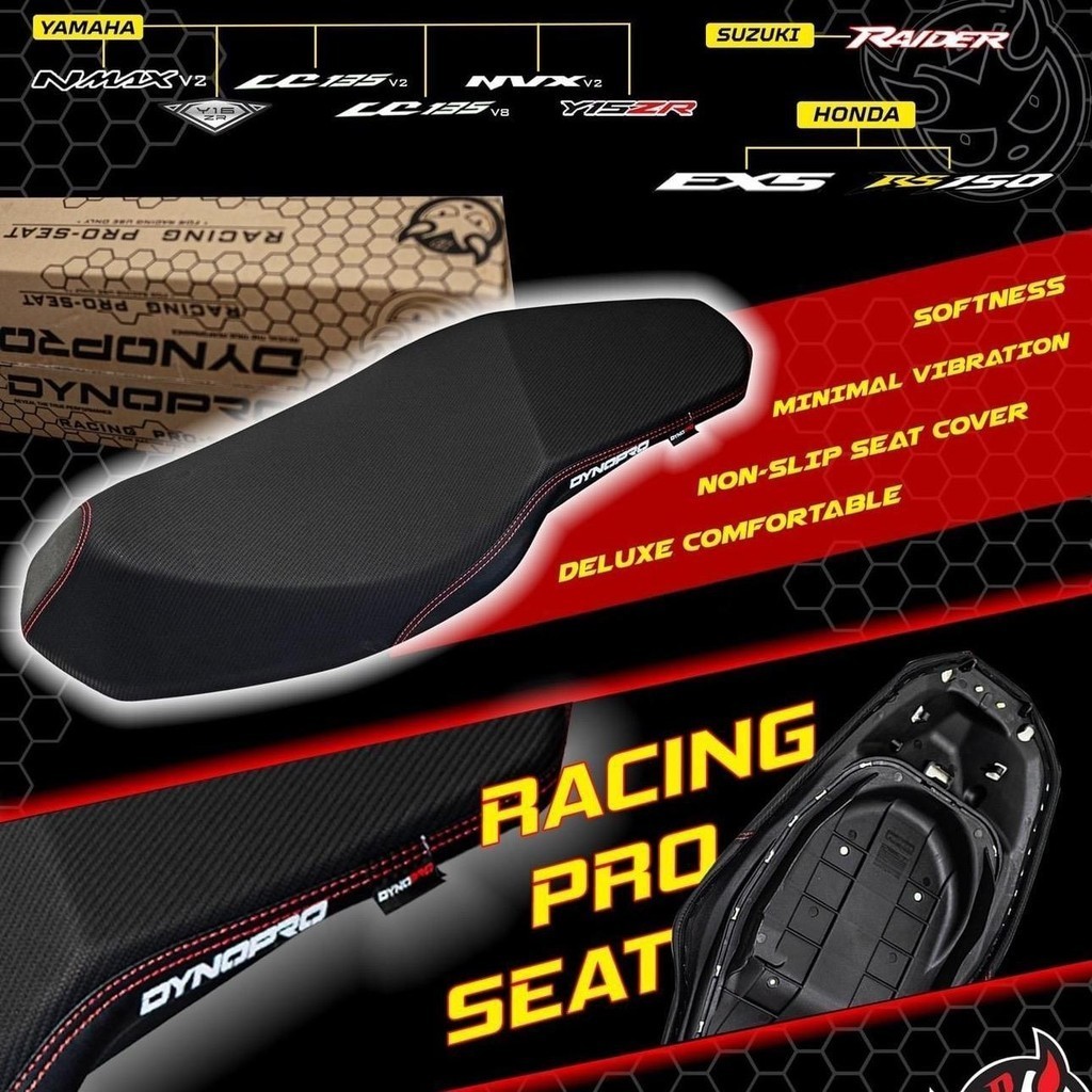 FLAT SEAT DYNOPRO CARBON 2024 NEW PROMAX NVX v2 NMAX v2 RAIDER Y15 Y16 ...