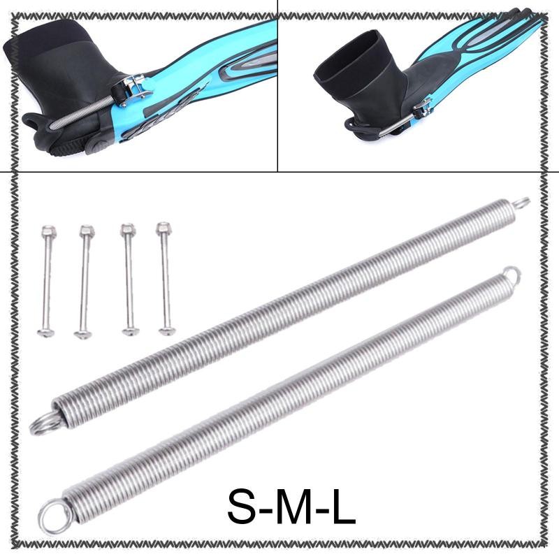 [MCA] Portable Diving Fin Spring Set Fin Straps Tool Stainless Steel ...