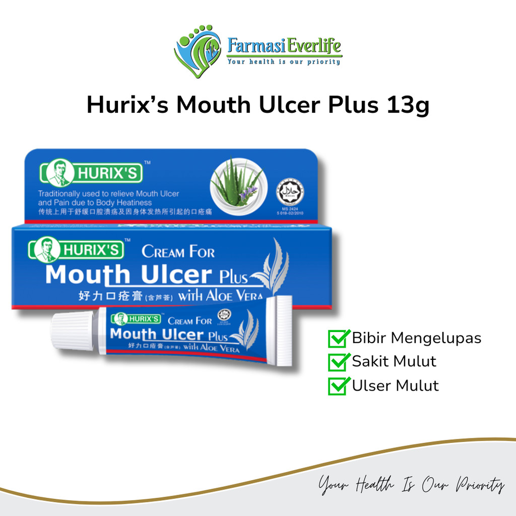 HURIX'S MOUTH ULCER PLUS 13GM | Shopee Malaysia