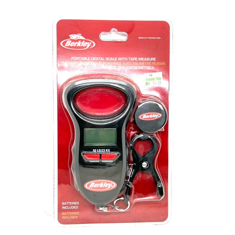 BERKLEY DIGITAL WEIGHT SCALE AND TAPE 🔥Ready Stock🔥 100% Original🔥 ...