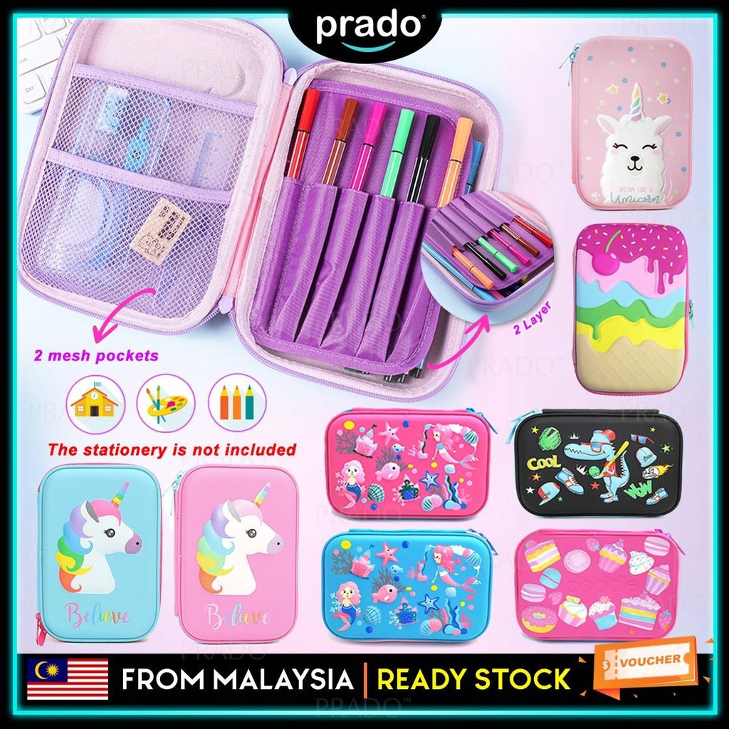 PRADO Malaysia 3D Kids Cartoon Cute Student Girls Ice Cream Stationery ...