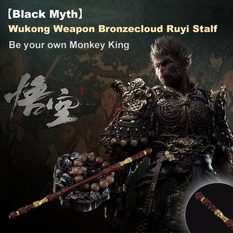 💕100% Authentic💕[Directly Hit The Destiny] Black Myth Wukong Ruyi Jingu Bang Wukong Game ...