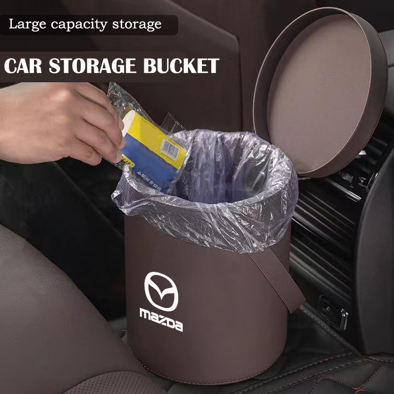 Car Trash Bin Storage Box Multifunctional Storage Bucket suitable for Mazda BT-50 Mazda CX3 CX4 ...