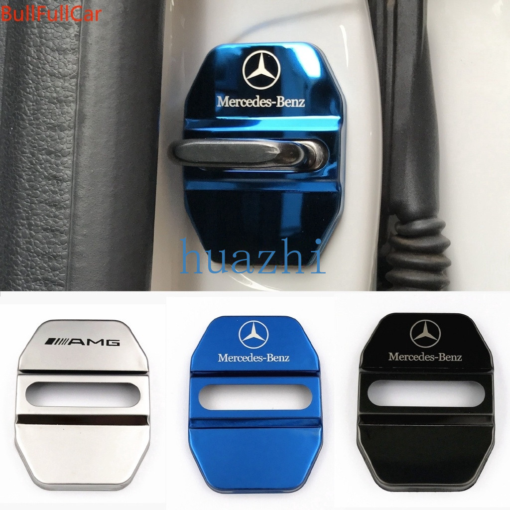 Huaz Mercedes Benz Door Lock Cover AMG A B C E CLA GLA GLE GLC 250 300 ...
