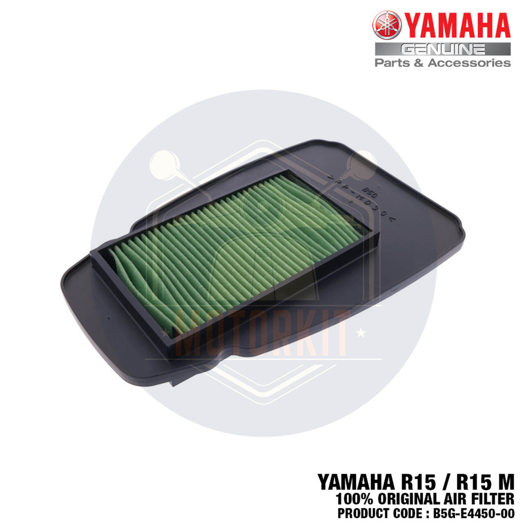 YAMAHA YZF R15 R15 M 100% ORIGINAL AIR FILTER CLEANER SARINGAN UDARA ...