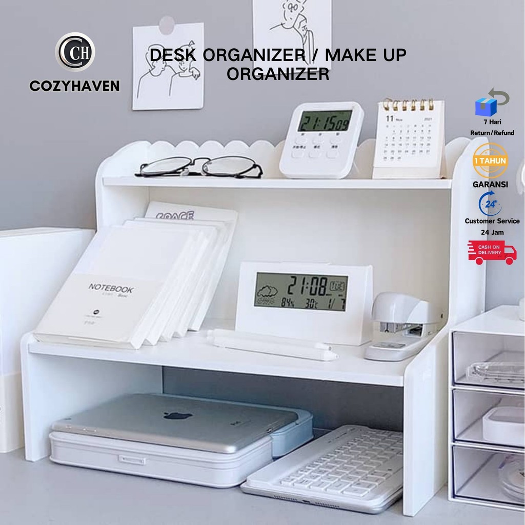 PERALATAN Cozyhaven - Desk Organizer Rack For School Equipment Storage ...
