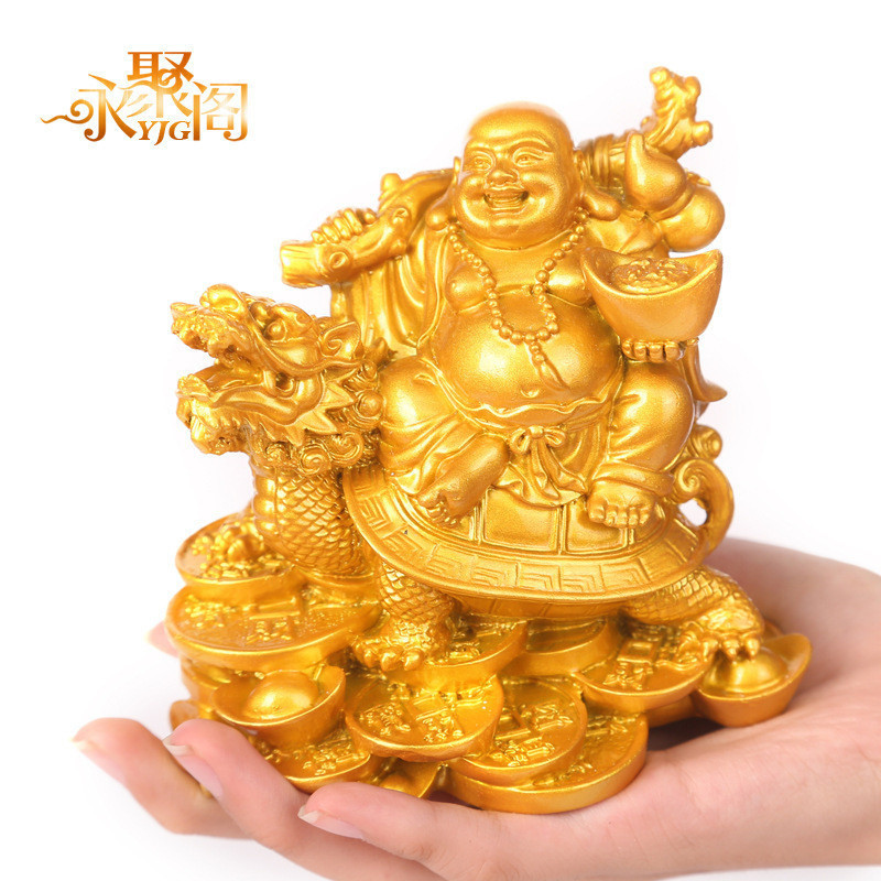 Bringing good luck Maitreya Buddha statue ornaments, big bellied Buddha ...