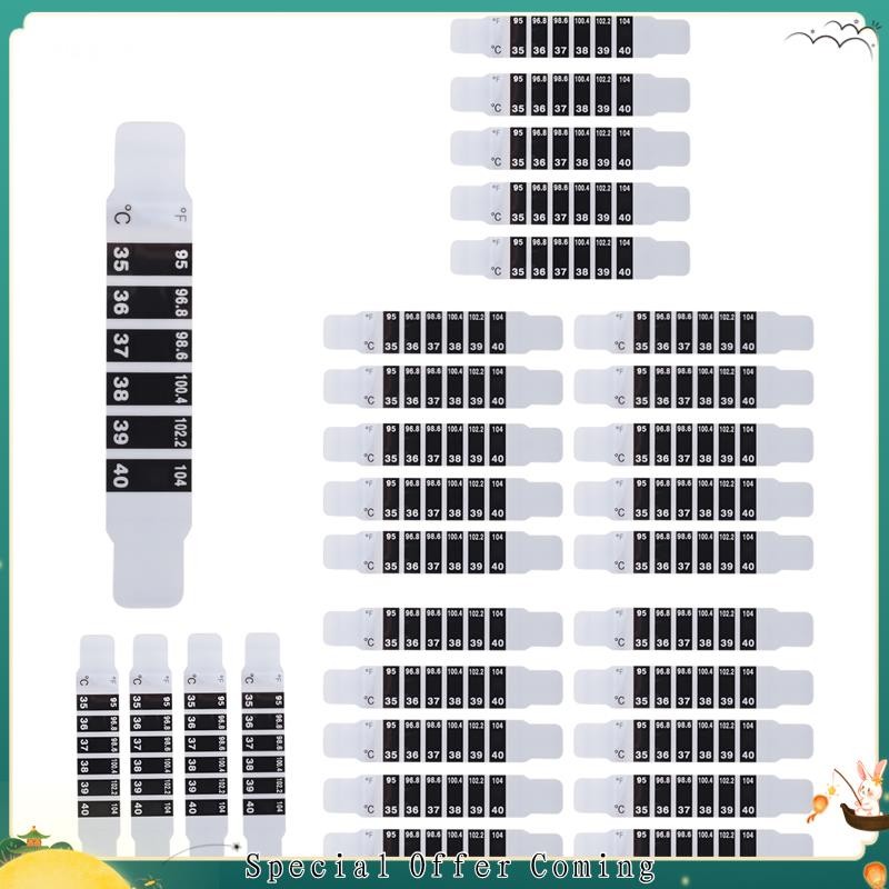 【hon02kandizi.my】30 Pcs Forehead Thermometer Strips Adhesive ...