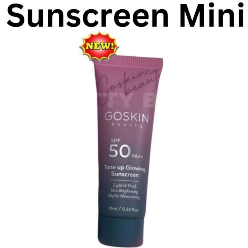 botol keci trial 10ml goskin beauty 50ml GoSkin Tone Up Glowing ...