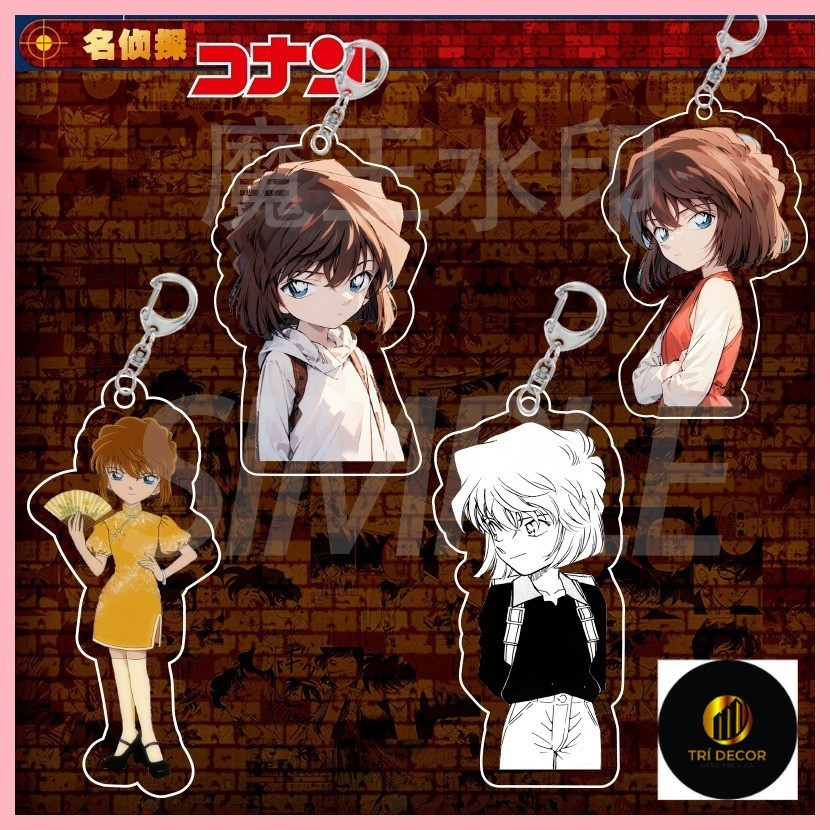 Detective Conan Shinichi Kudo Keychain Detective Conan Anime Acrylic ...