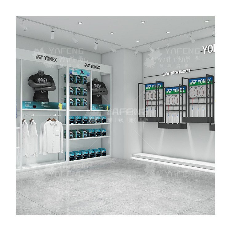 Dewan pameran raket badminton rak paparan barangan kegunaan sukan rak ...