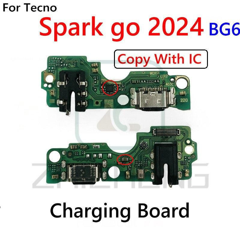 Fast Charge Charging Board For Tecno Spark Go 2024 Bg6 Usb Charging Port Board Shopee Malaysia