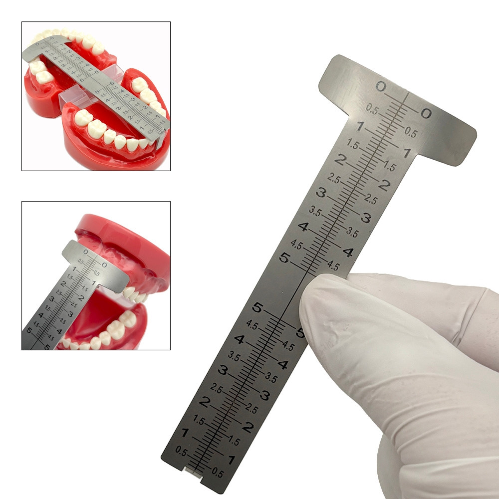 Dental Gauge Papillameter Measuring Ruler Precision Measuring Lip Ruler ...