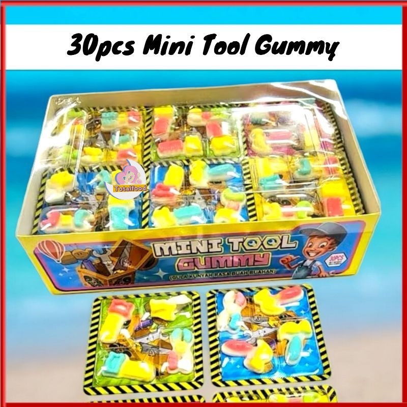30pcs KHY Mini Tool Gummy Gula kunyah rasa buah buahan | Shopee Malaysia