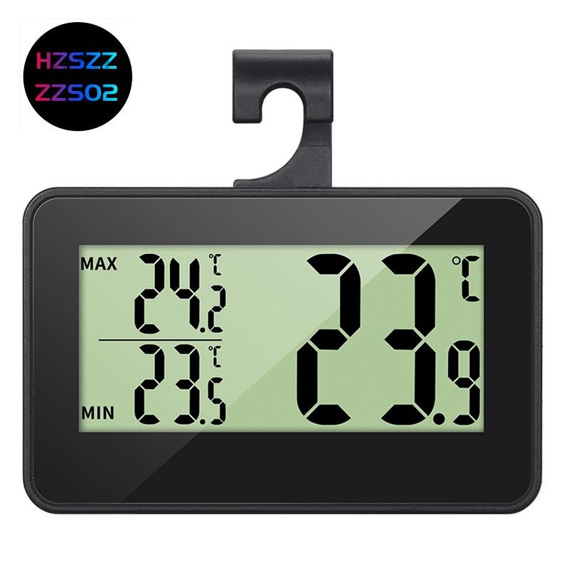 Electronic Digital Refrigerator Thermometer LCD Screen Fridge Freezer ...