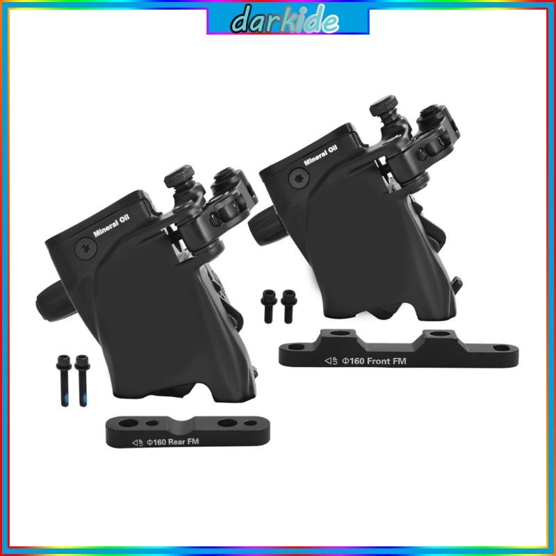 Dark Lightweight Aluminum Alloys Hydraulic Bicycles Brake Set Front And ...