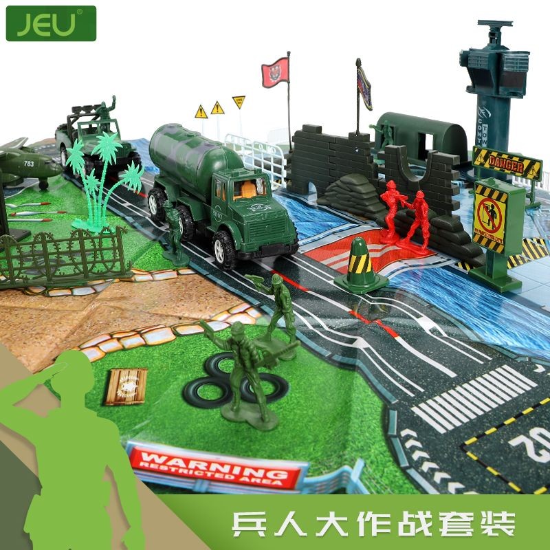 Jeu Sea Land Air Force Minions Toys War Soldier Villain War Scene World ...