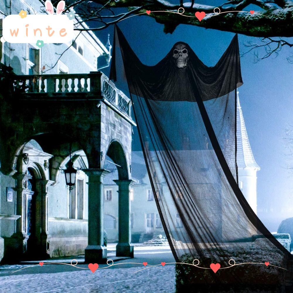 WINTE Halloween Hanging Skull Head Ghost, Terror Fright Night Haunted ...