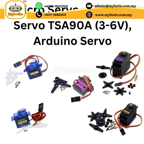 Micro Servo, Microbit Servo TSA90A (3-6V), Arduino Servo Motor (SG90 ...