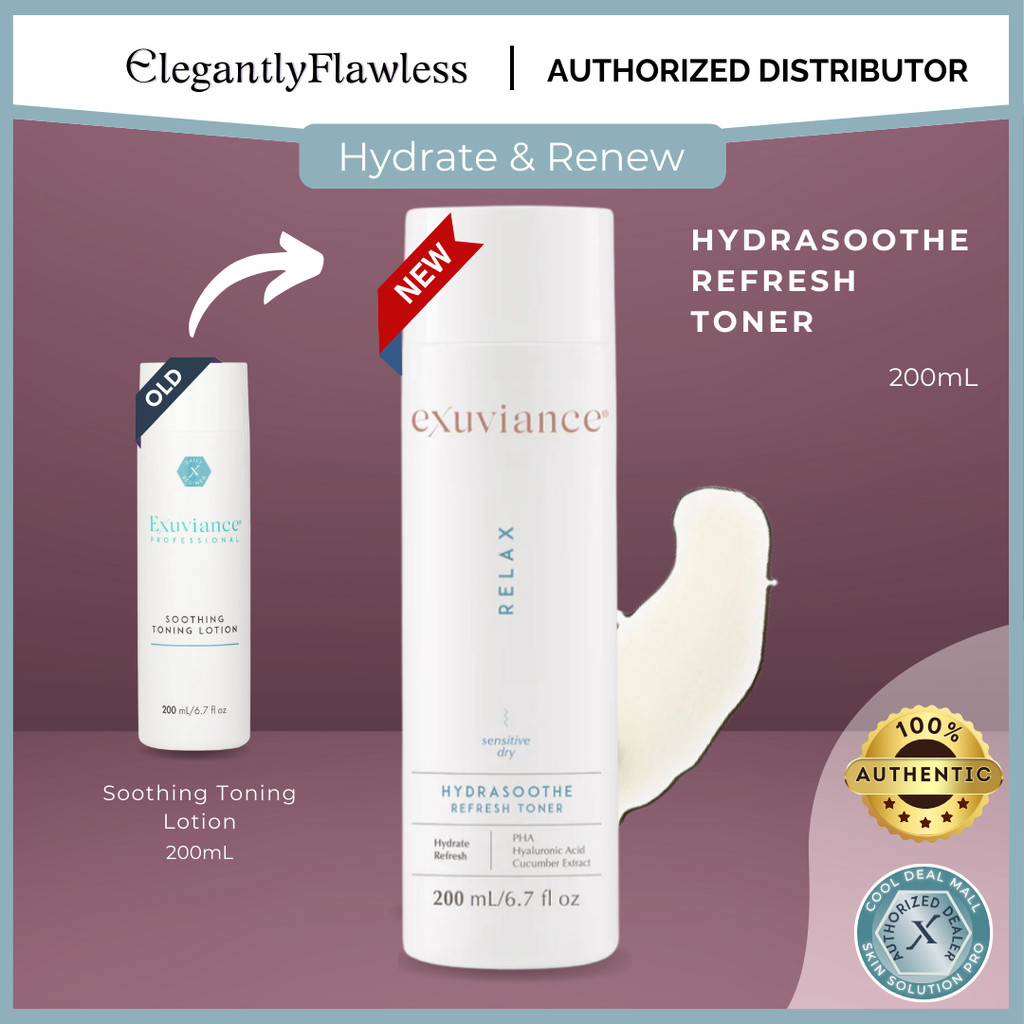 Exuviance HydraSoothe Refresh Toner / Soothing Toning Lotion | 200mL ...