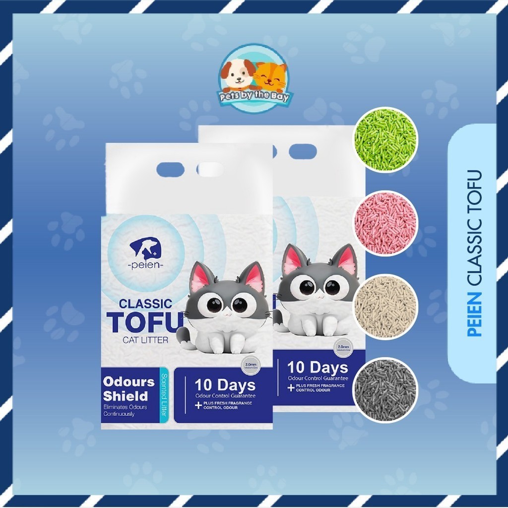 🔥PEIEN CLASSIC 2.4KG/7L🔥 Cat Tofu Premium Super Clumping Natural Cat ...