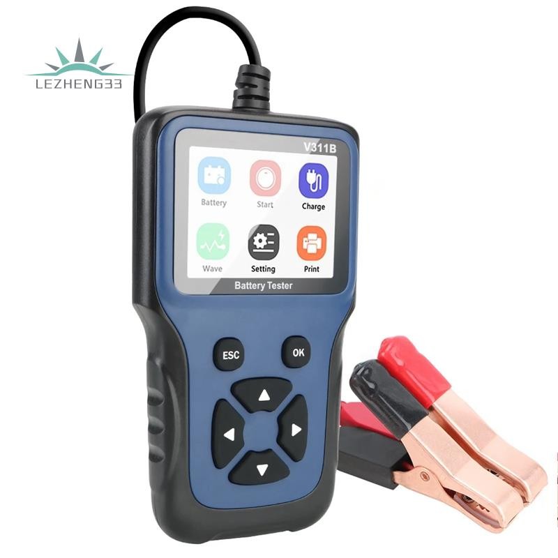 12V Battery Tester Car Battery Charger Tester Analyzer Automotive ...