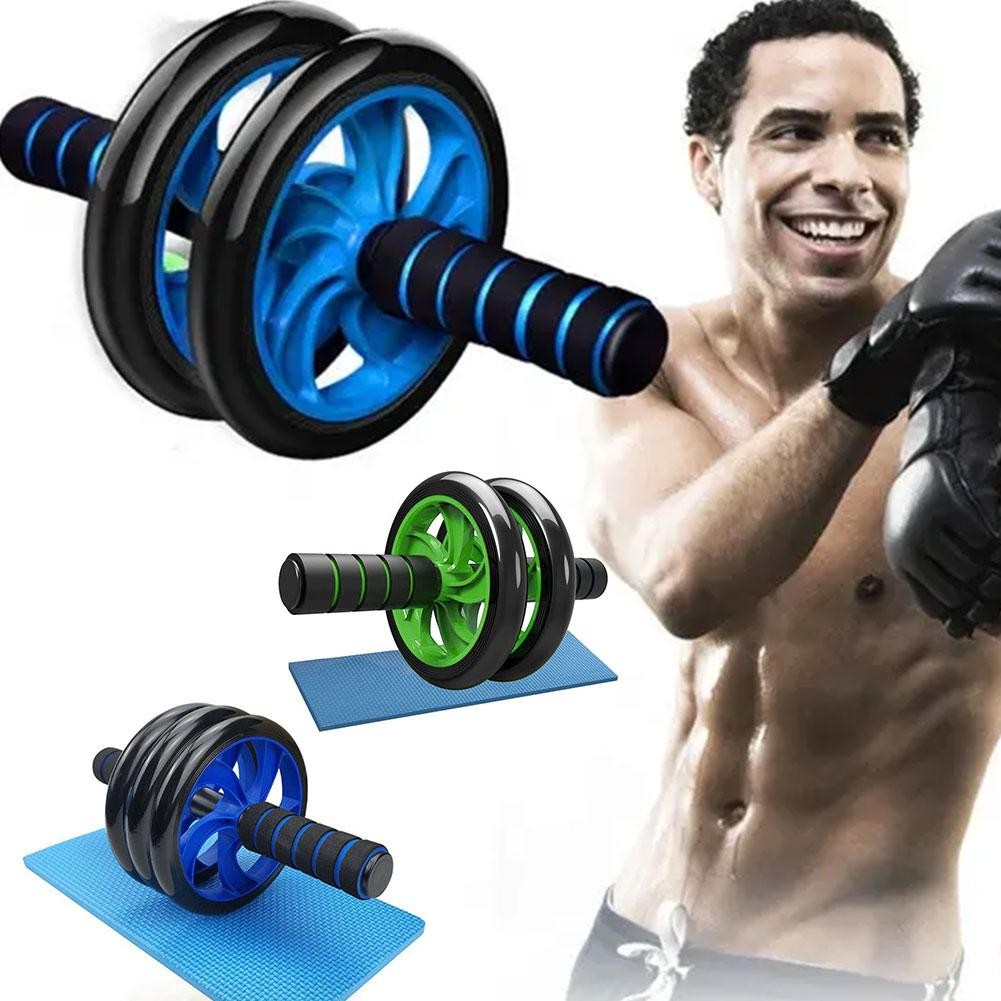 Double Wheel Ab Roller Wheel Roller Keep Fit Wheels Home Crunch ...