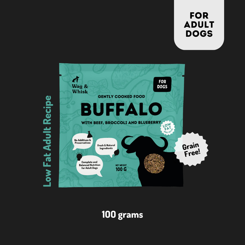 Ww Low Fat Cube Buffalo Cooked Dog Food 100gr | Shopee Malaysia