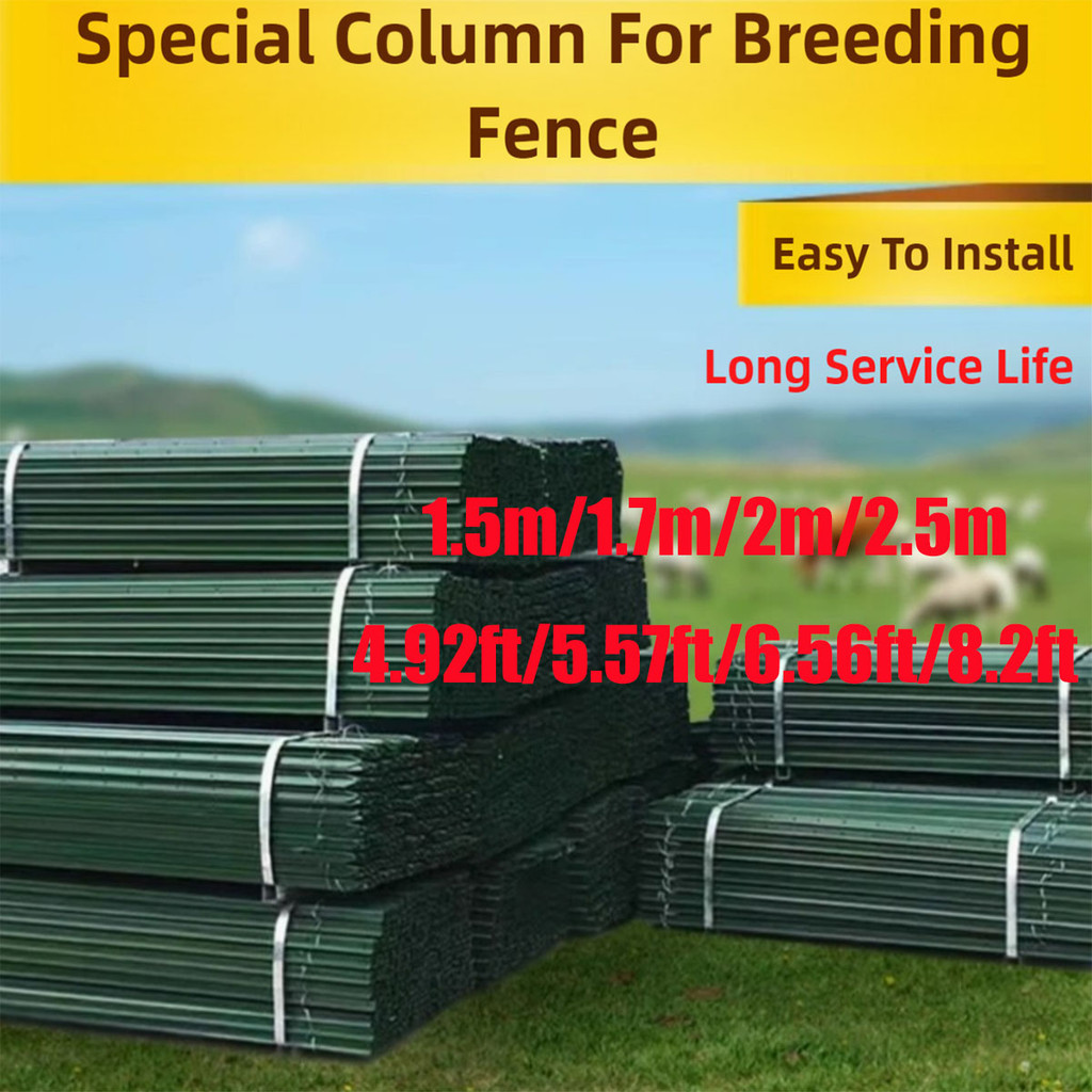 1.5m 1.7m 2m 2.5m Pagar Cyclone Fence Column/ Triangle Steel Iron ...