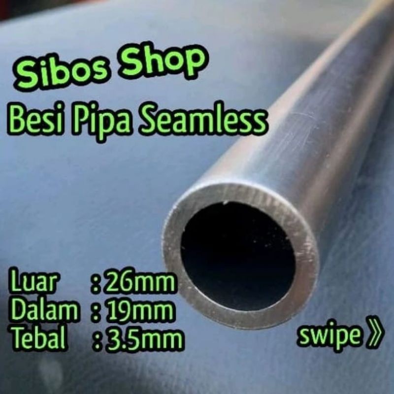 Seamless Iron Pipe Od 26mm Id 19mm Thickness 3.5mm Length 10cm to 100cm ...