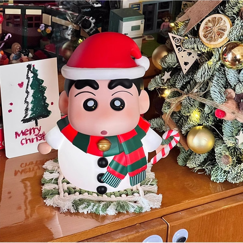 ((High-Quality Version) Christmas Crayon Shin-Chan Hand-Made Snowman ...