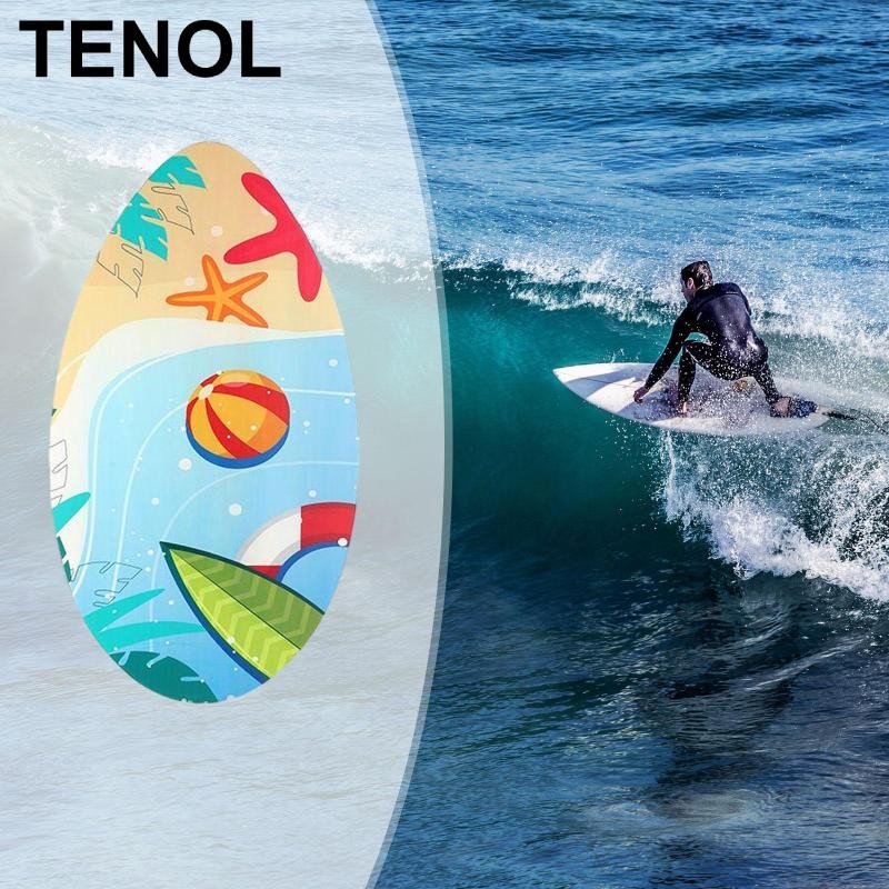 TENOL Skimboard 35 inch Shallow Water Beach Sand Sliding for Teens ...