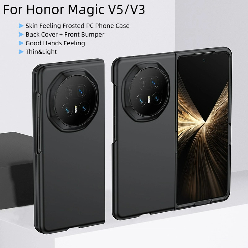 Thin&Light Pure Colors Skin Feeling Frosted PC Hard Flip Bumper Case ...