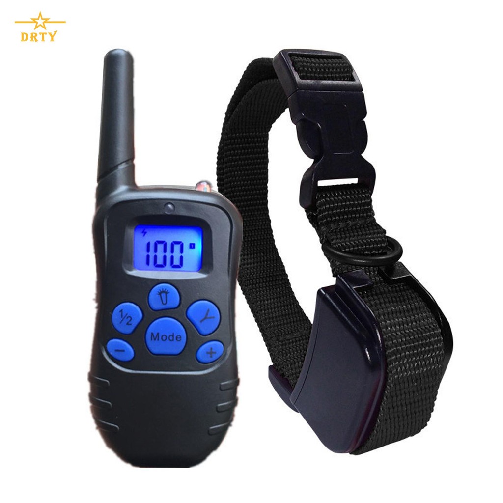 Dog Shock Collar Rechargeable Waterproof 1000ft Remote Training ...