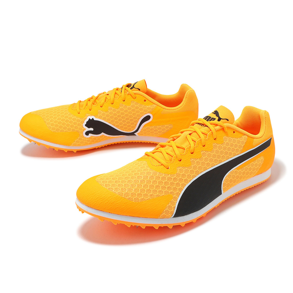 Puma Track And Field Spikes Star 9 Men's Shoes Orange Black Detachable ...