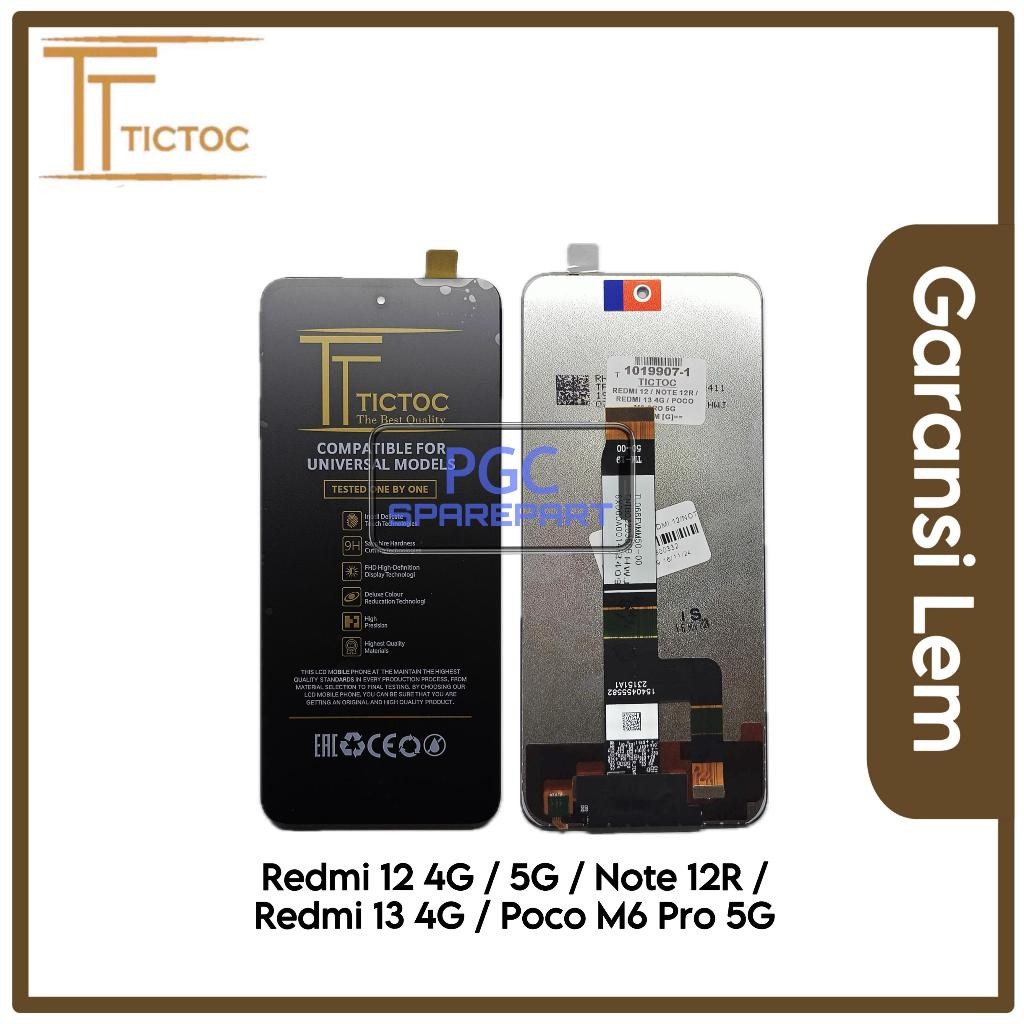 Ori LCD Touchscreen Fullset Redmi 12 4G 5G / 13 4G / Note 12R / Poco M6 ...