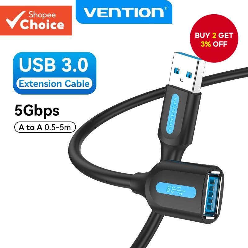 Vention USB Extension Cable USB 3.0 A-Male to A-Female Extender Cord ...