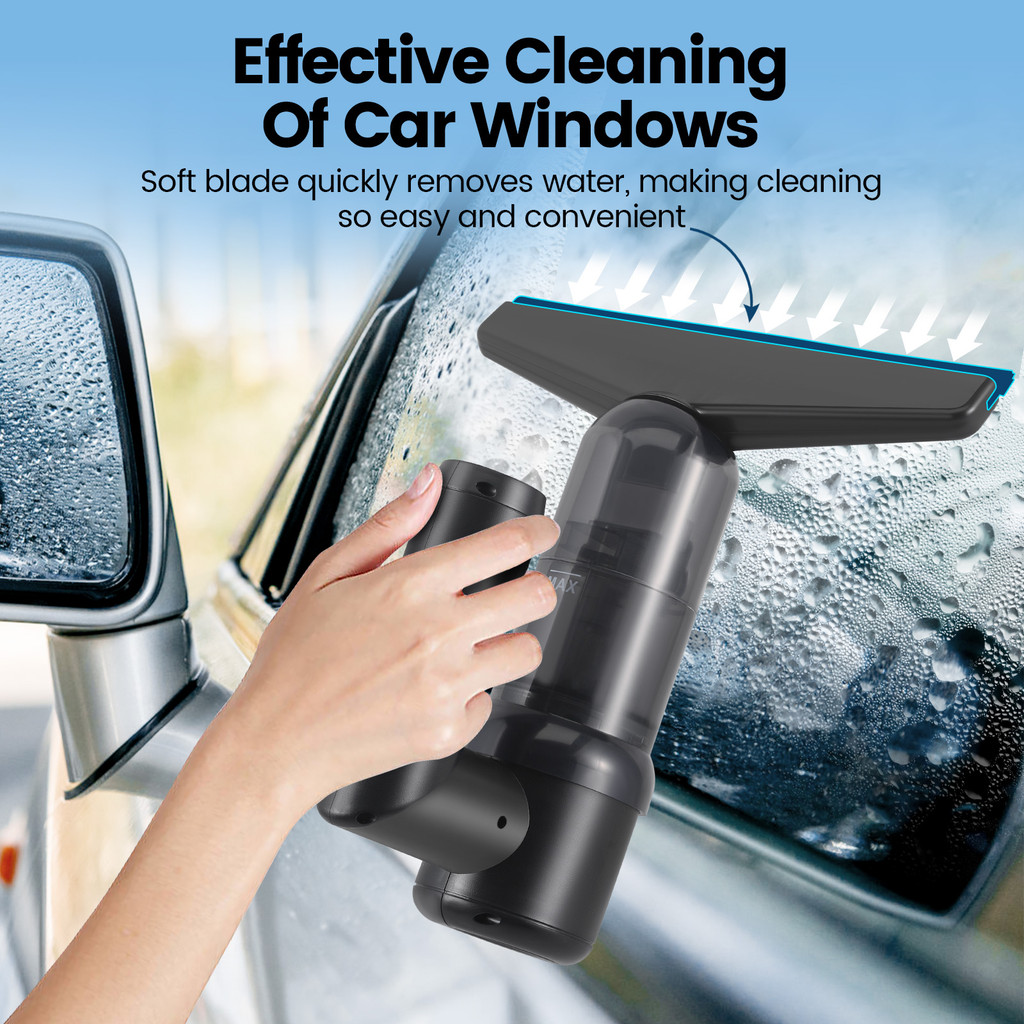GMMA Window Vac, Cordless Window Vacuum, Rechargeable Window Cleaner ...