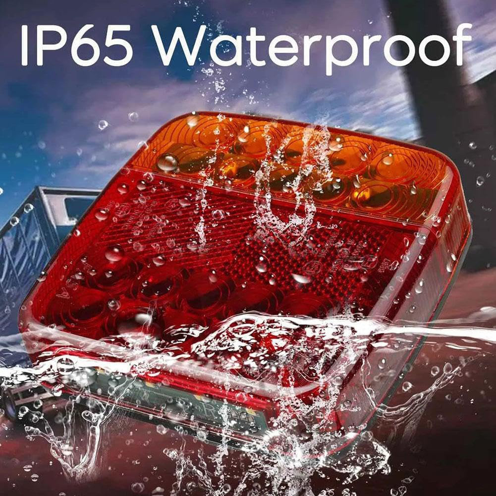 LED Magnetic Wireless Tail Lights for Trailer Waterproof Rechargeable ...