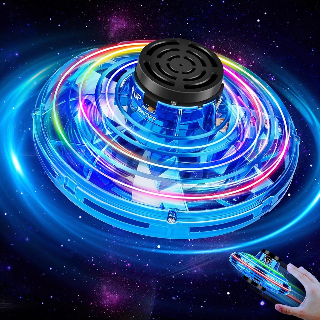Flying Spinner Mini Drone,Hand Controlled Drone Flying Toy New Fly UFO ...