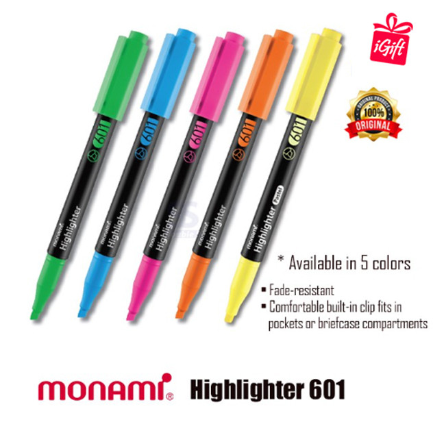 Highlighter 601/MONAMI HIGHLIGHTER (5 Colors) | Shopee Malaysia