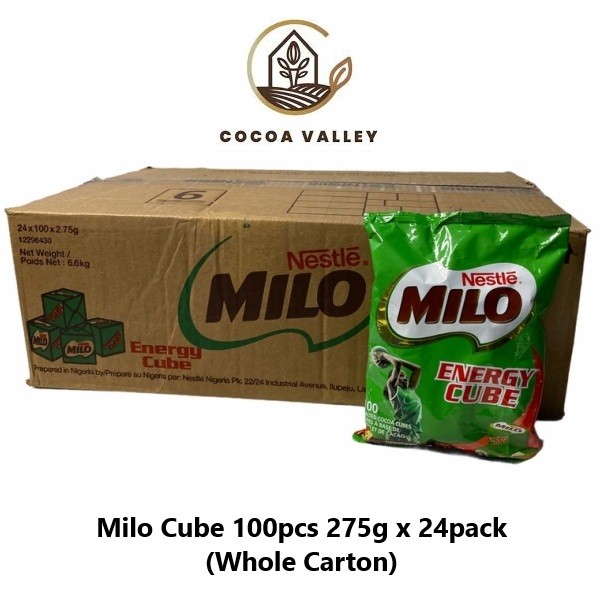 [CARTON DEAL] Milo Cube 100pc 275g x 24 packs BBD:12/2026 | Shopee Malaysia