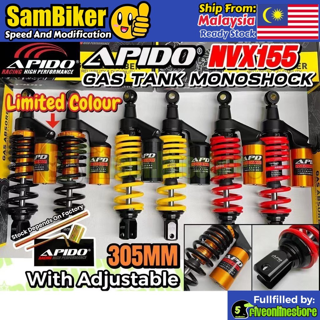 YAMAHA NVX155 V1 V2 NMAX V2 100% ORIGINAL APIDO 305MM Adjustable ...