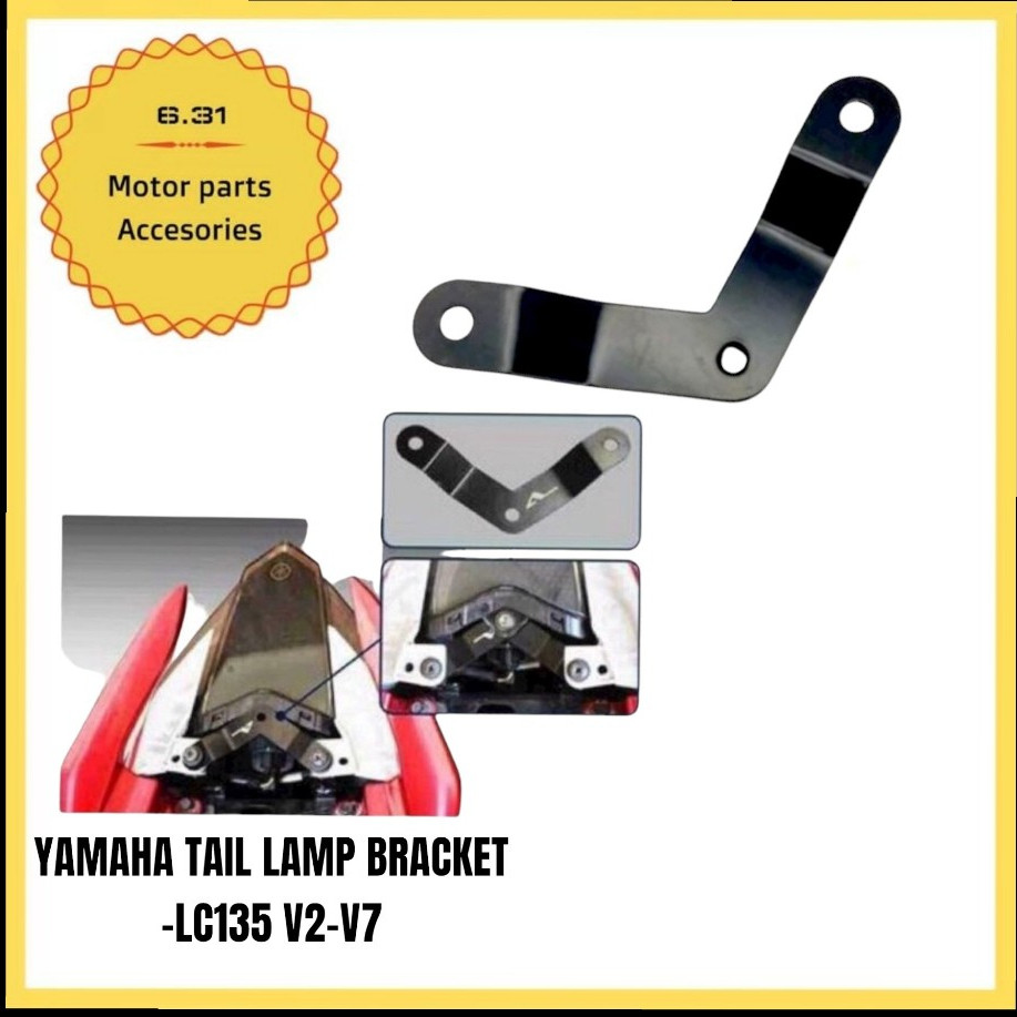 LC135 V2-V7 TAIL LIGHT BRACKET TAIL LAMP BRACKET ( V SHAPE BRACKET ...