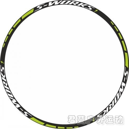 Lightning SWORK Wheel Set Sticker Mountain Bike Wheel Rim Sticker Blade ...